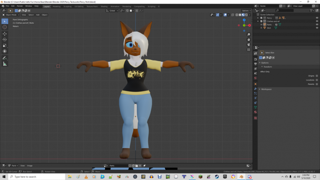 Percy VR chat ready model by Jellofox - WildDream Art